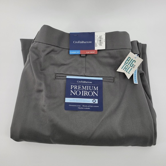 croft & barrow | Pants | Croft Barrow Pants Mens 46x29 Black Flat Front ...